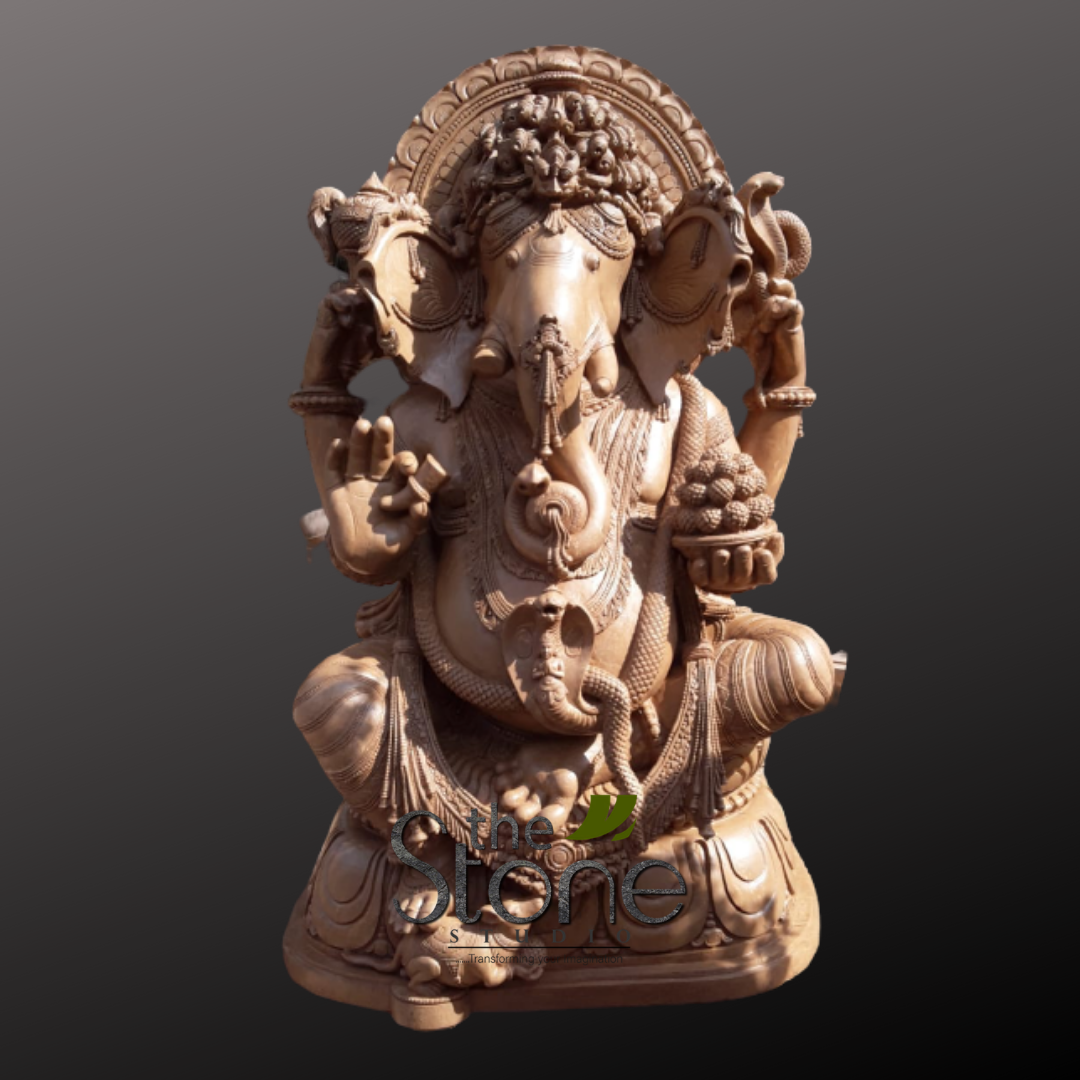 Vishnu Stone Statue 3ft: Buy Best Stone Idol - The Stone Studio