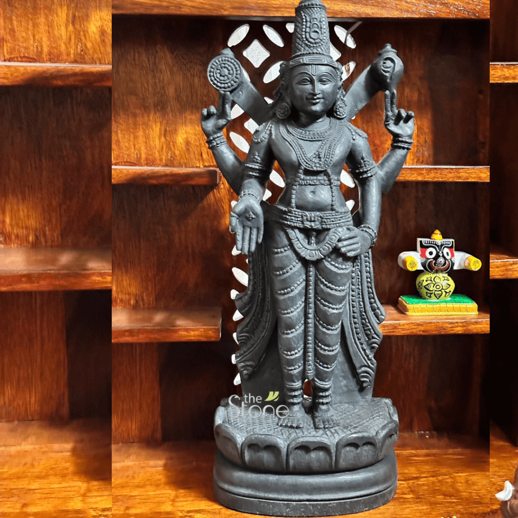 Vishnu Sculpture 18": Buy The Best Intricacy - The Stone Studio