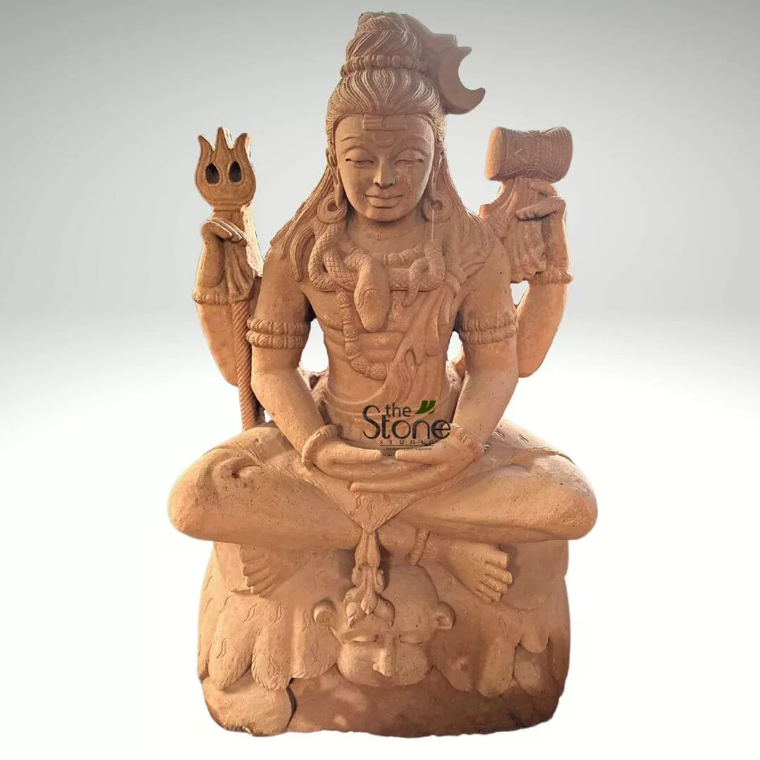 Lord Shiva Stone Statue Online 3ft: Buy Best - The Stone Studio
